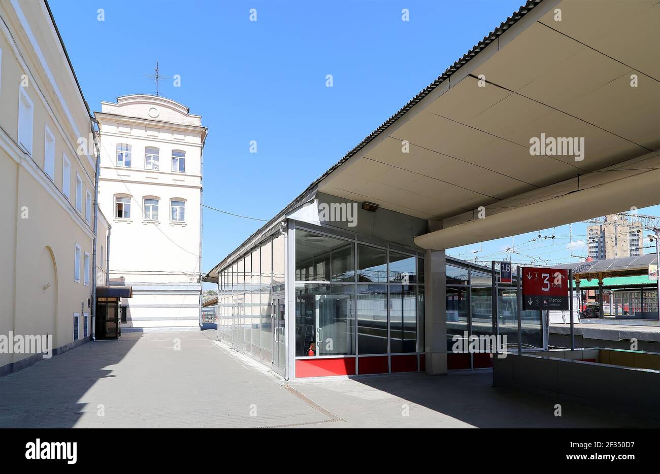 Kursky railway terminal (also known as Moscow Kurskaya railway) is one ...