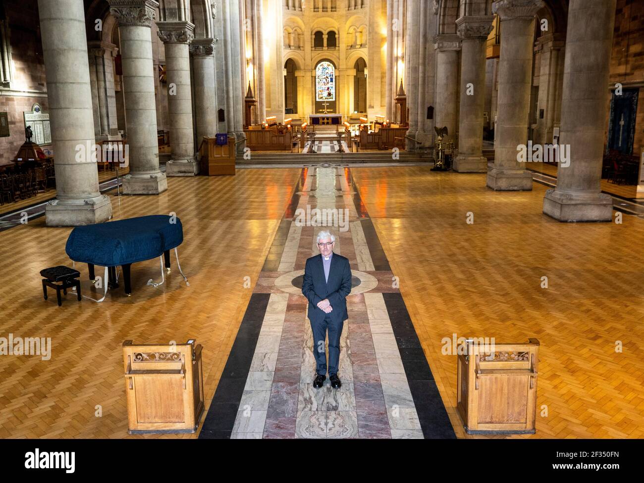The Dean of Belfast, the Very Rev Stephen Forde, during an event at St ...