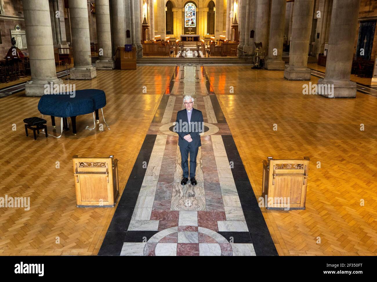 The Dean of Belfast, the Very Rev Stephen Forde, during an event at St ...