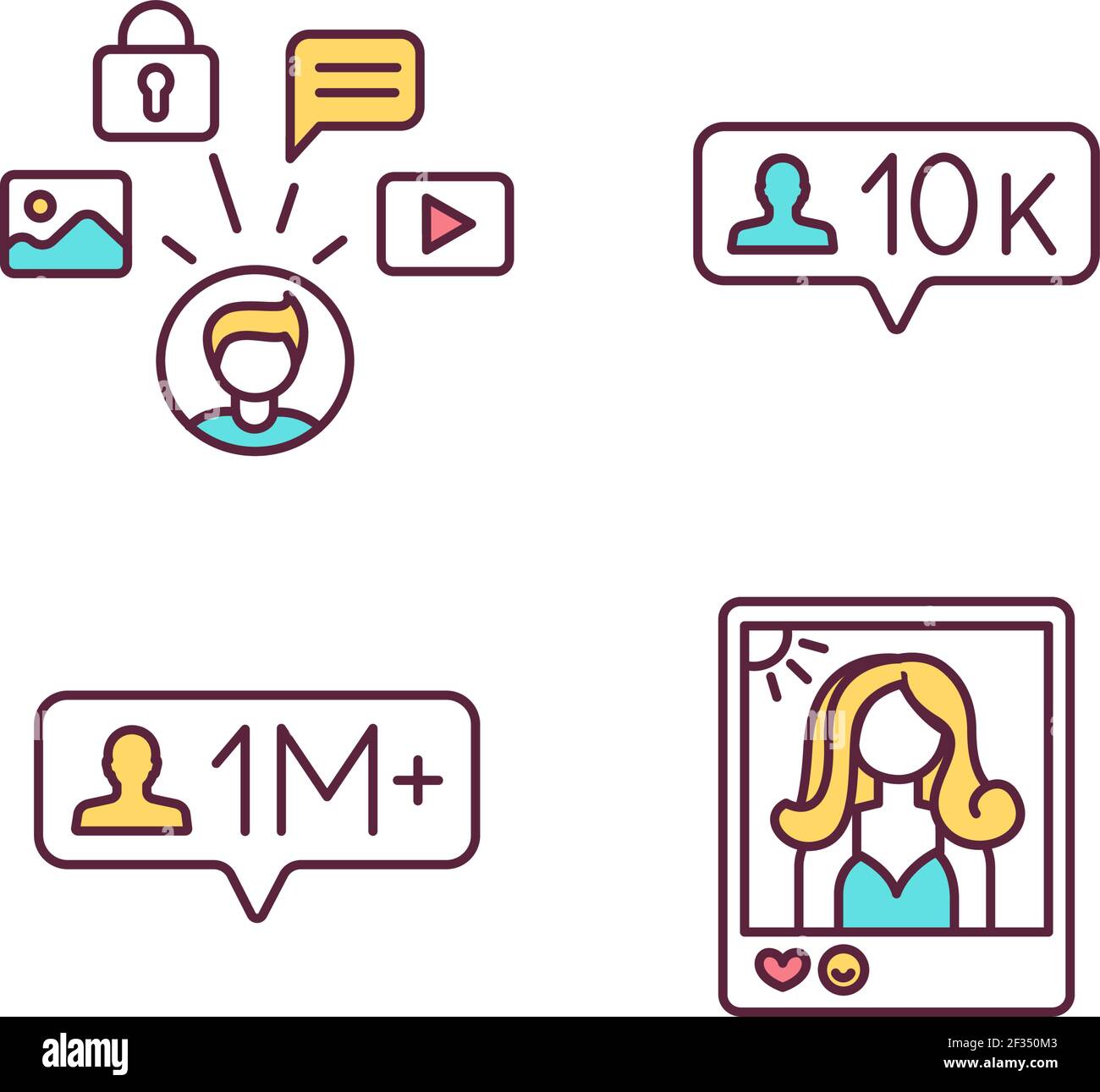 Social media influencer rgb hi-res stock photography and images - Alamy