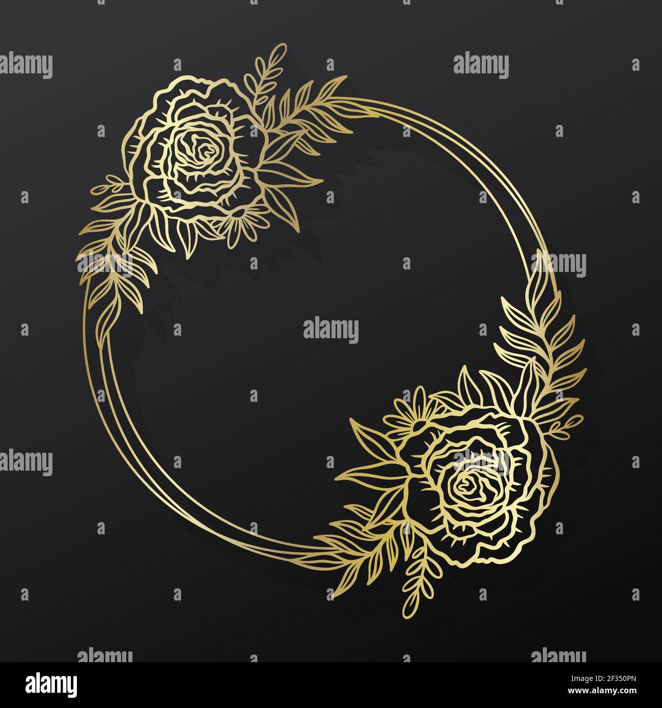 Round Design Frame Png