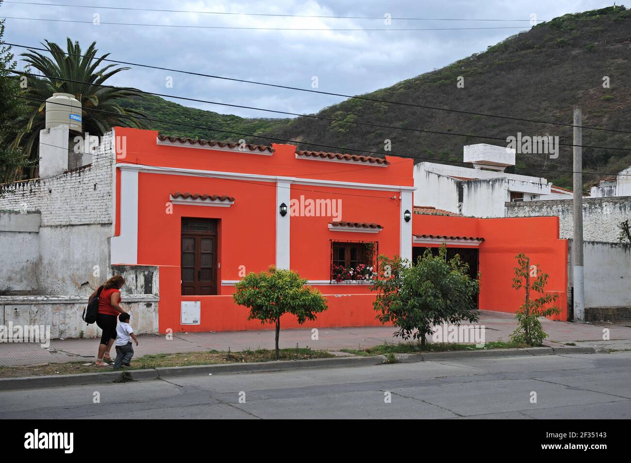 Salta/ Argentina: The colorful architecture of Salta Stock Photo - Alamy