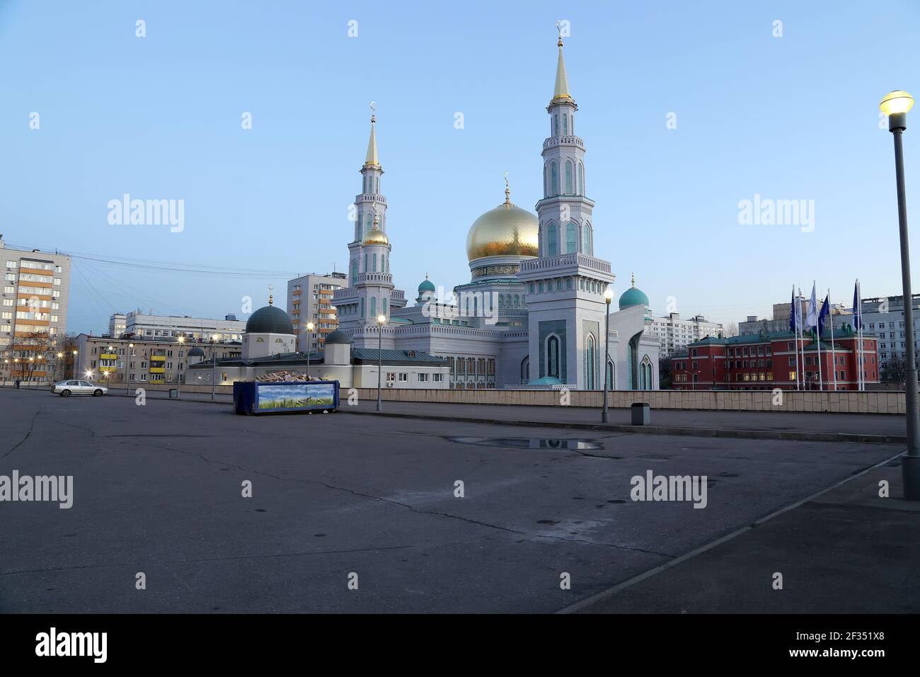 Moscow Cathedral Mosque, Russia -- the main mosque in Moscow, new ...