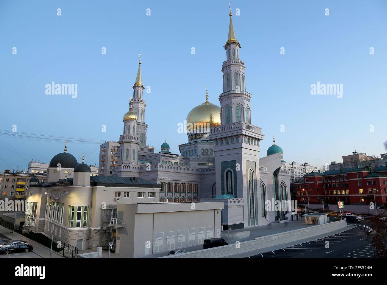 Moscow Cathedral Mosque, Russia -- the main mosque in Moscow, new ...