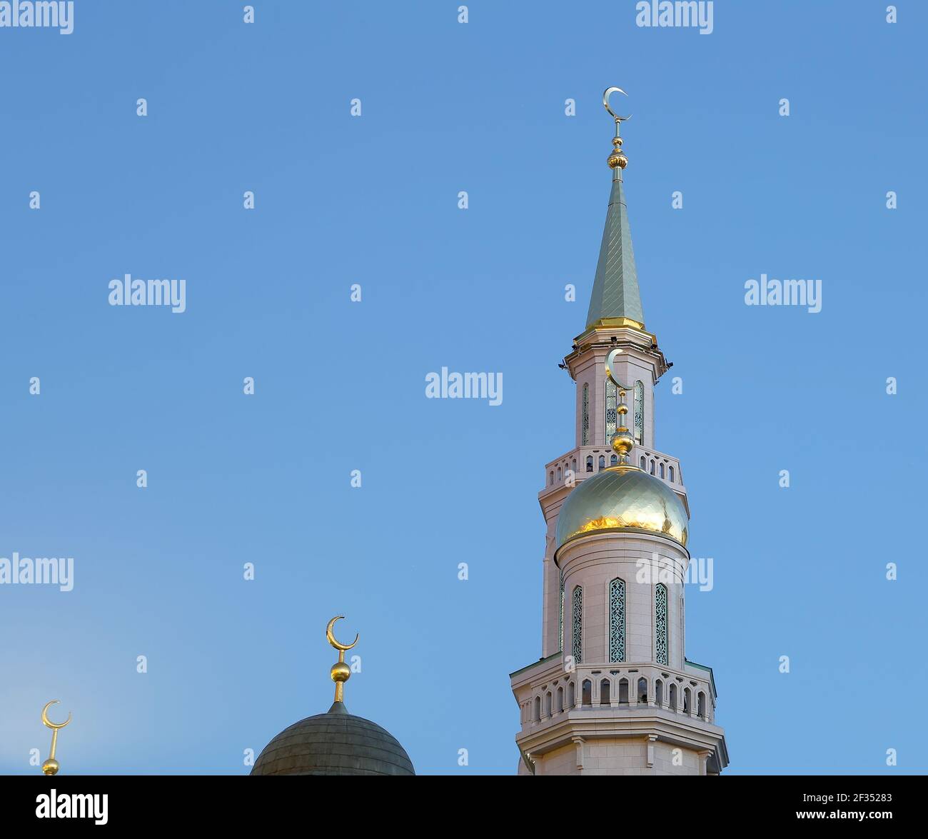 Moscow Cathedral Mosque, Russia -- the main mosque in Moscow, new ...