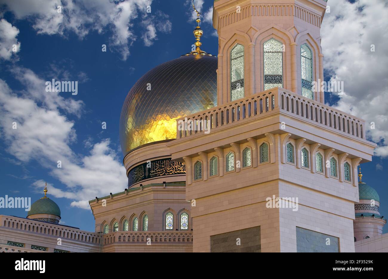 Moscow Cathedral Mosque, Russia -- the main mosque in Moscow, new ...