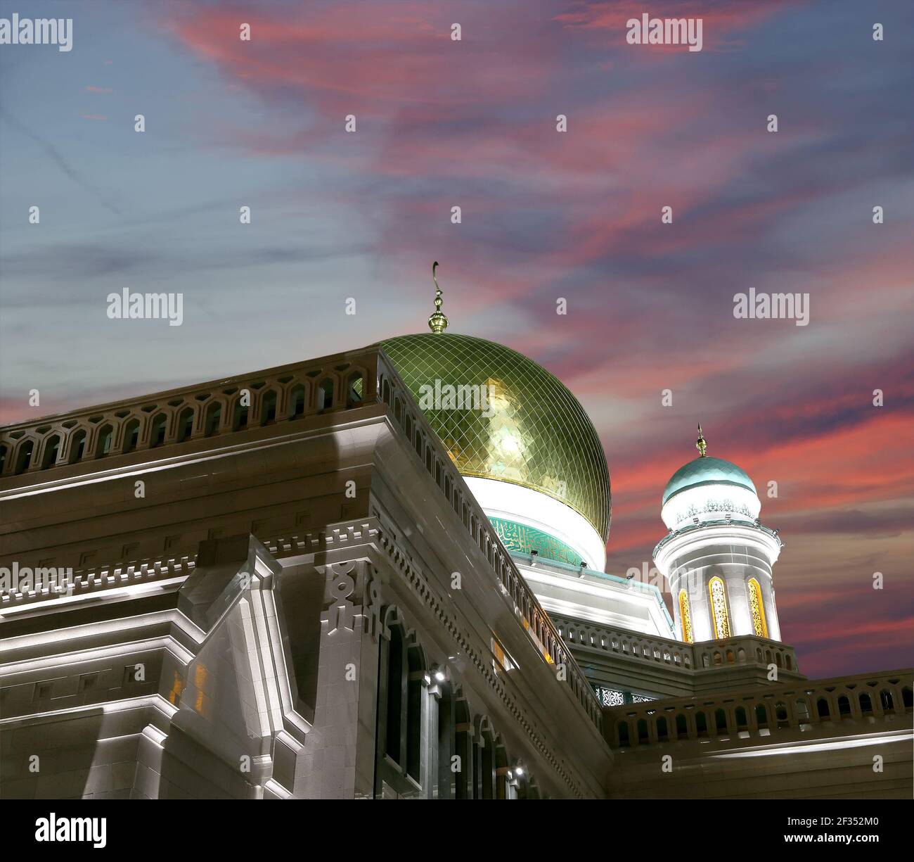Moscow Cathedral Mosque, Russia -- the main mosque in Moscow, new ...