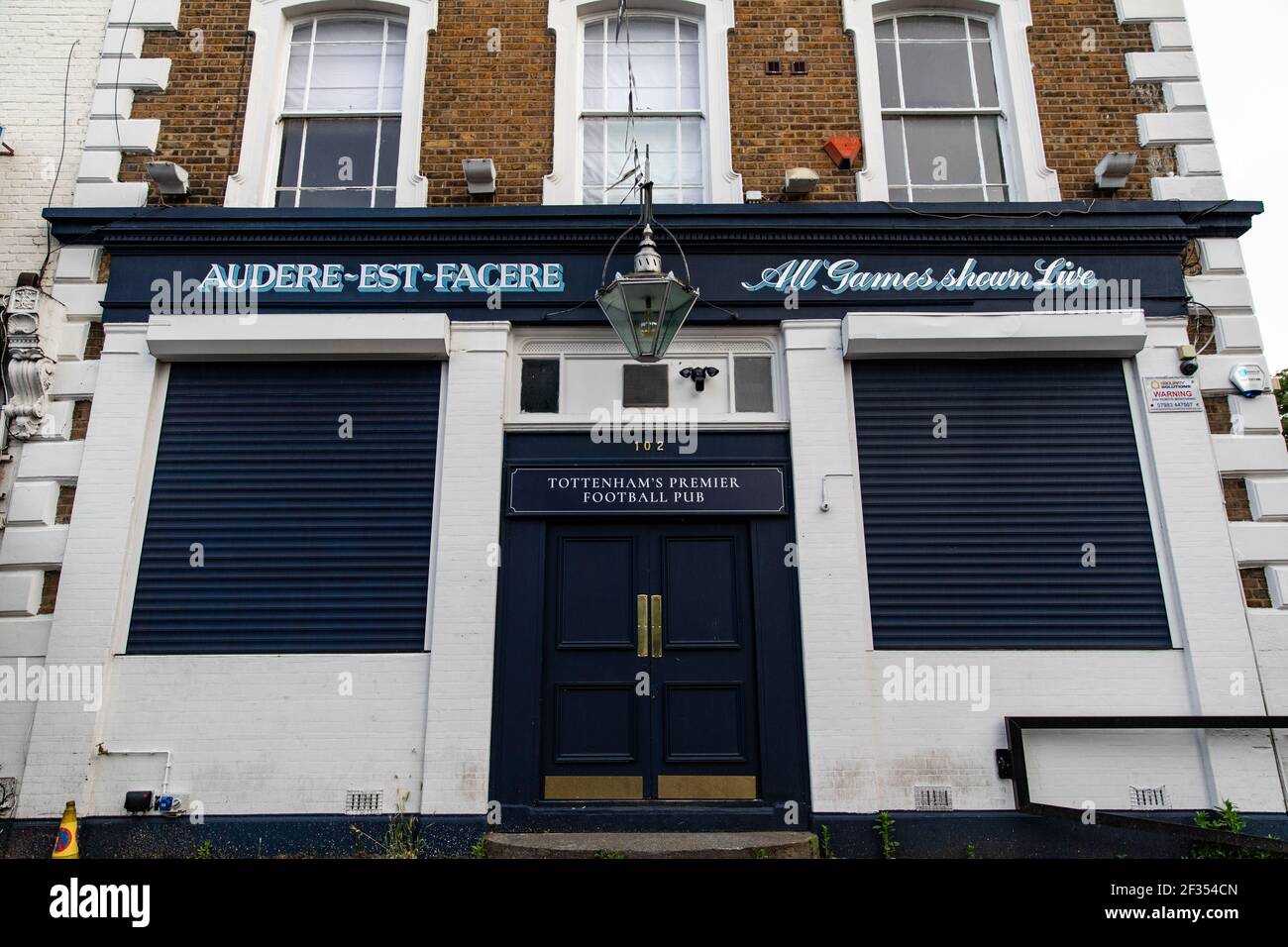 General view of the closed The Bill Nicholson pub before the Premier ...