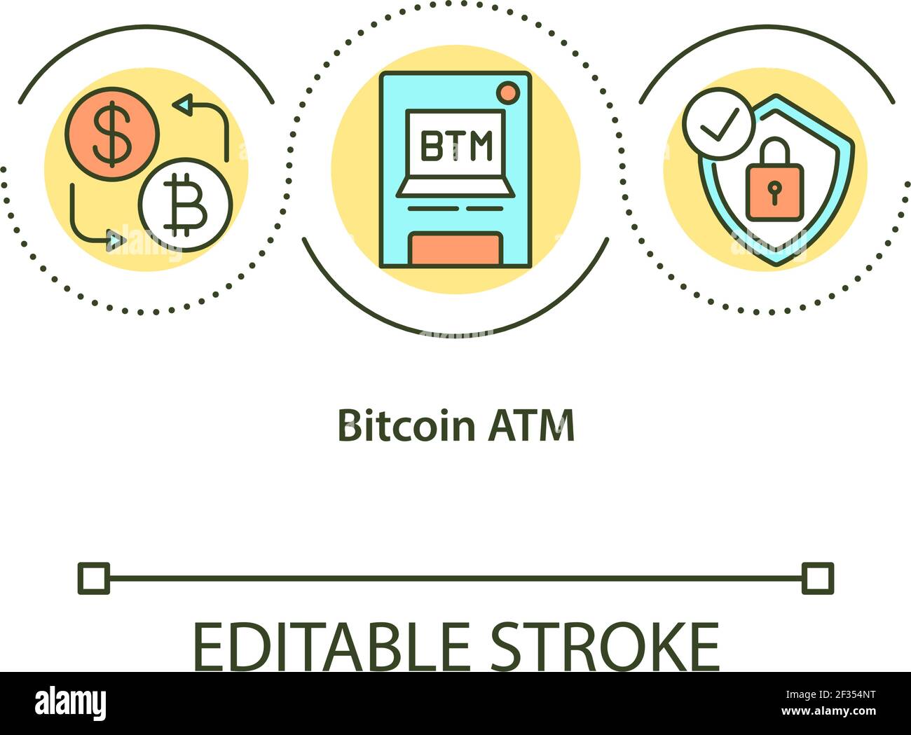 Cryptocurrency atm Cut Out Stock Images & Pictures - Alamy