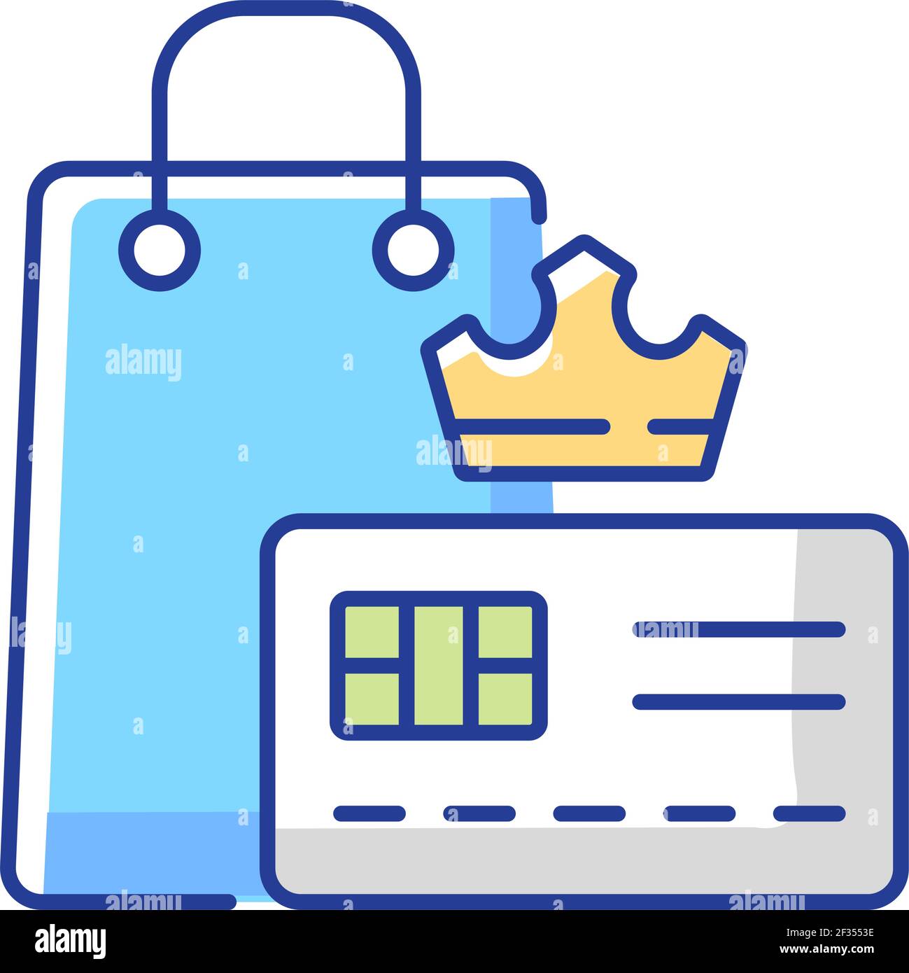 Vip membership RGB color icon Stock Vector Image & Art - Alamy