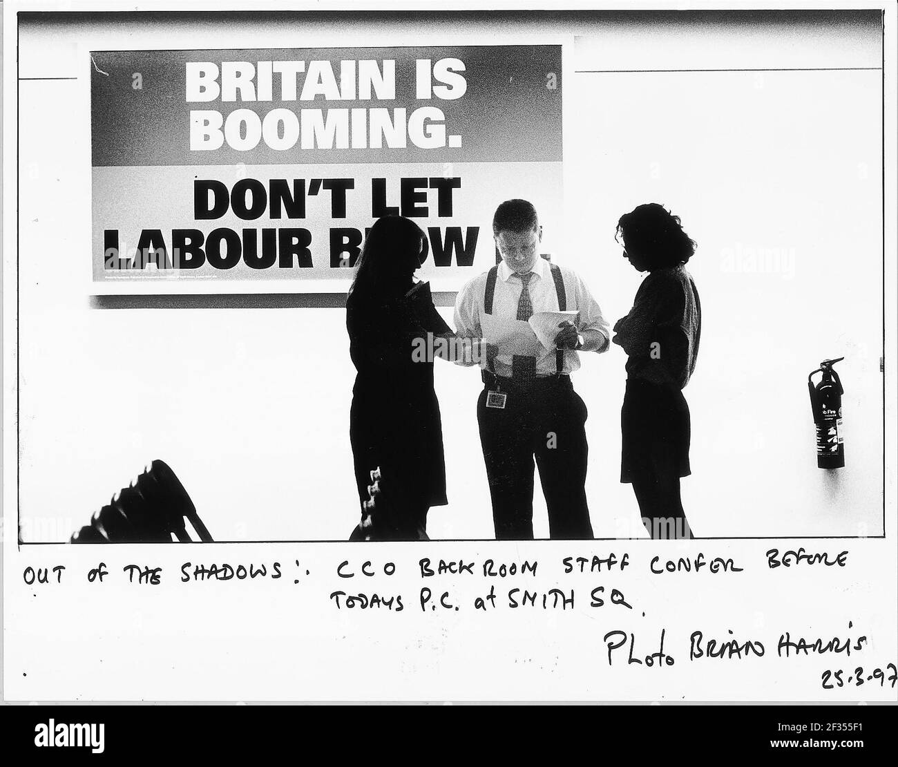 1997 Conservative Party Poster for the General Election featuring ...