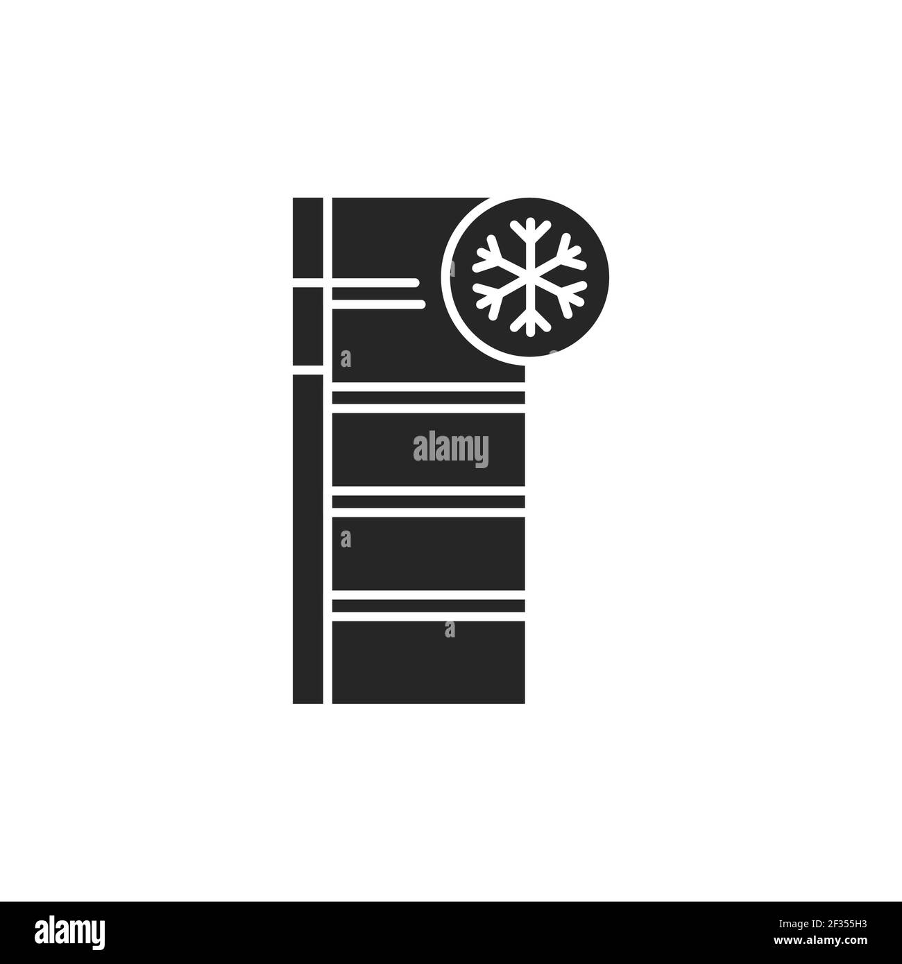 Freezer cold color line icon. Household equipment. Pictogram for web ...