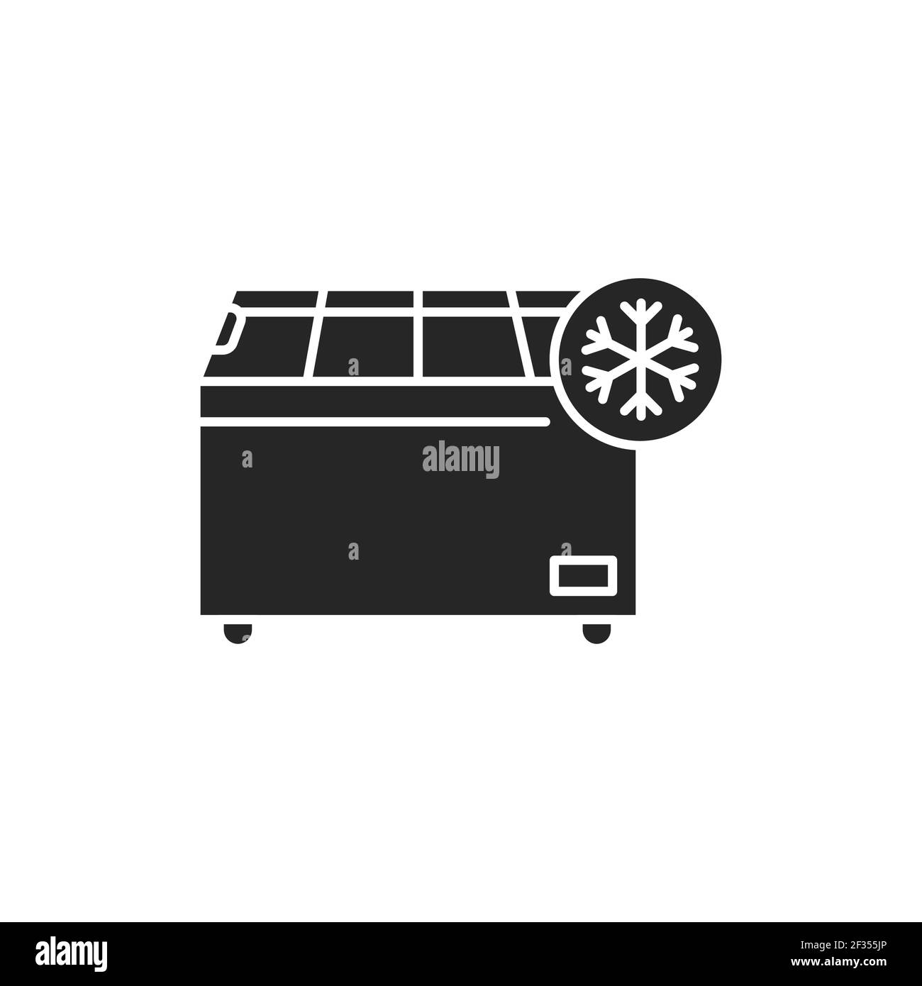 Freezer cold color line icon. Household equipment. Pictogram for web ...