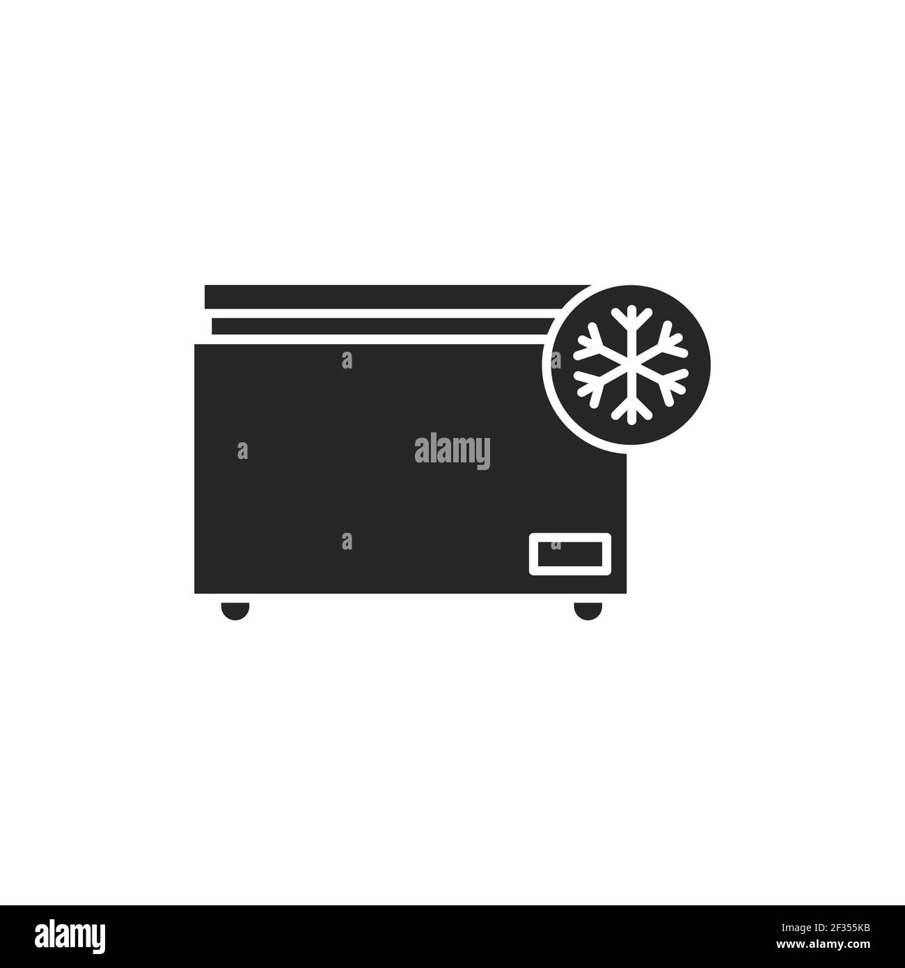 Freezer cold color line icon. Household equipment. Pictogram for web ...