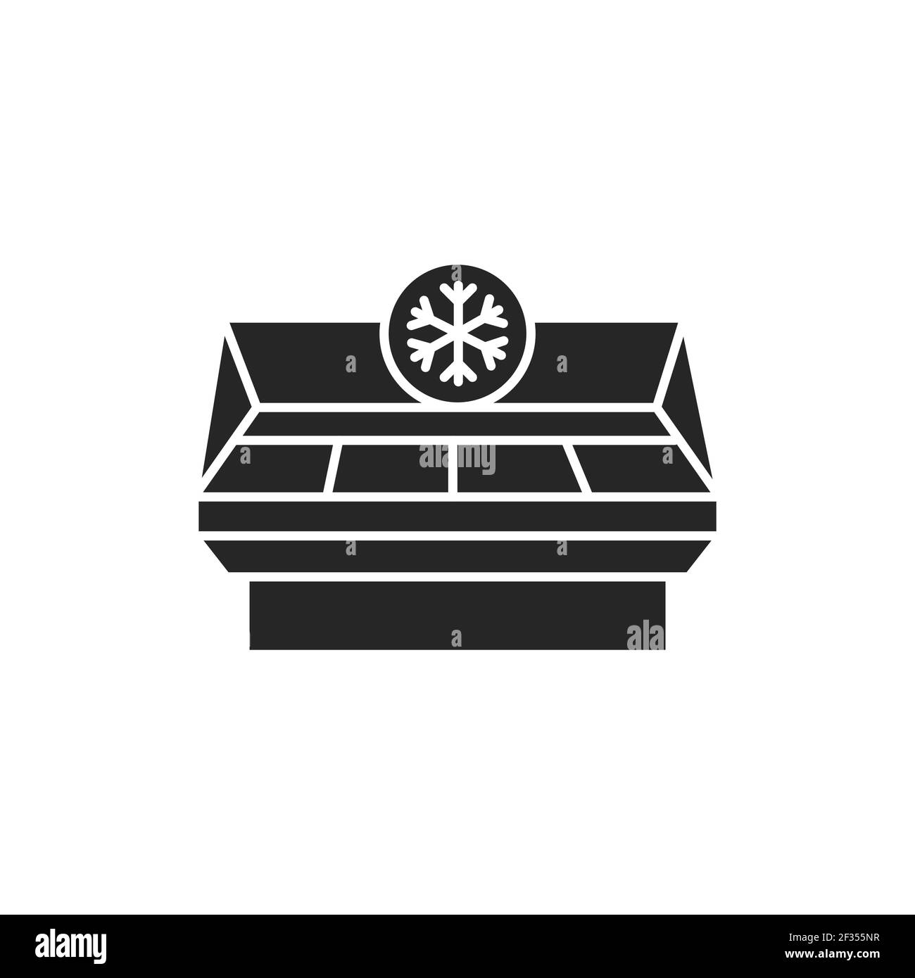 Freezer cold color line icon. Household equipment. Pictogram for web ...
