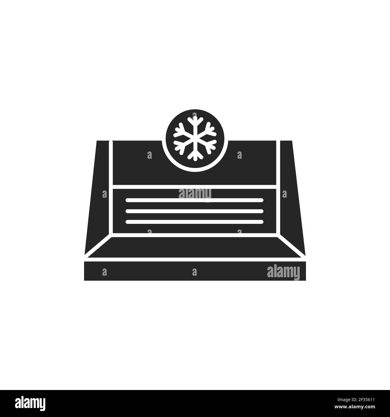 Freezer cold color line icon. Household equipment. Pictogram for web ...