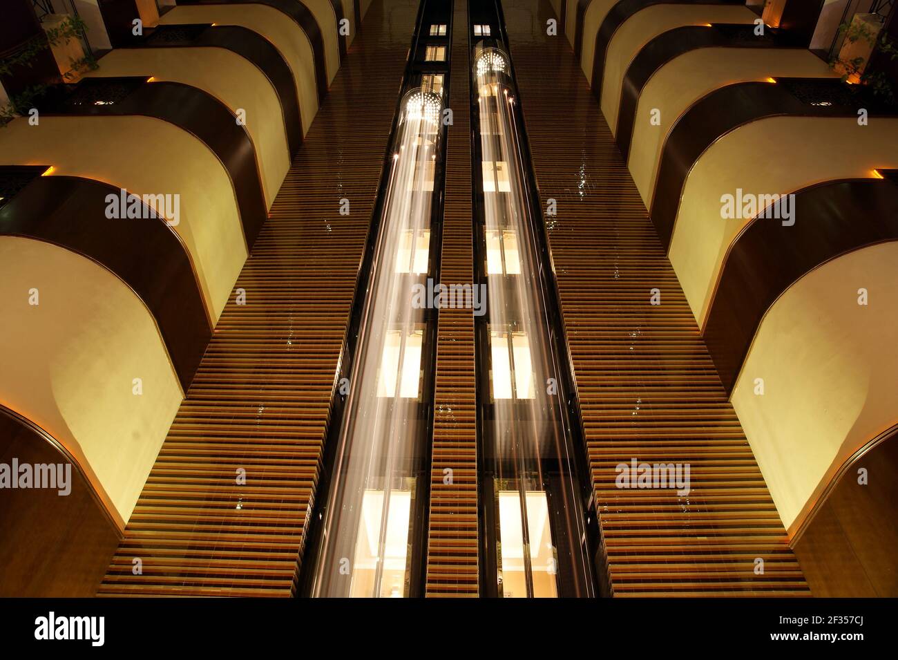 Lobby atrium glass elevator hi-res stock photography and images - Alamy