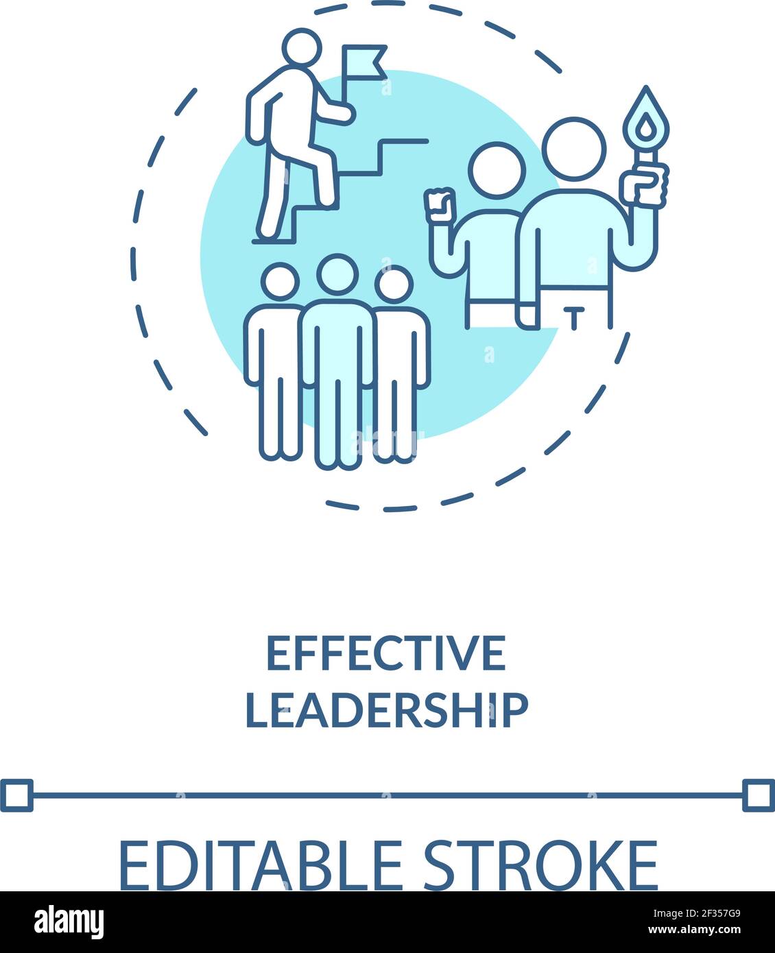 Effective leadership concept icon Stock Vector Image & Art - Alamy