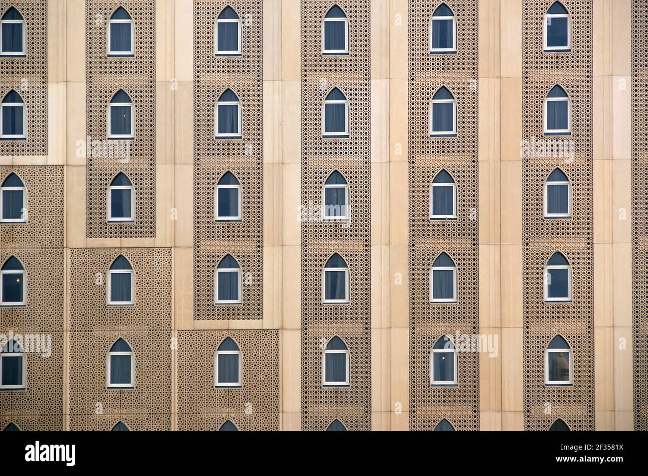 facade of a building in a traditional Arabic style Stock Photo - Alamy