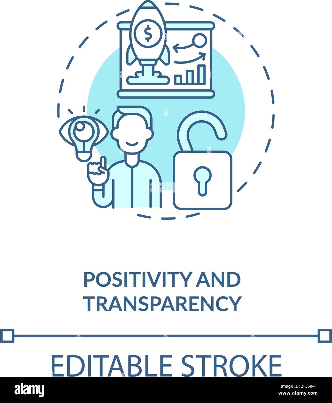 Transparency metaphor Stock Vector Images - Alamy