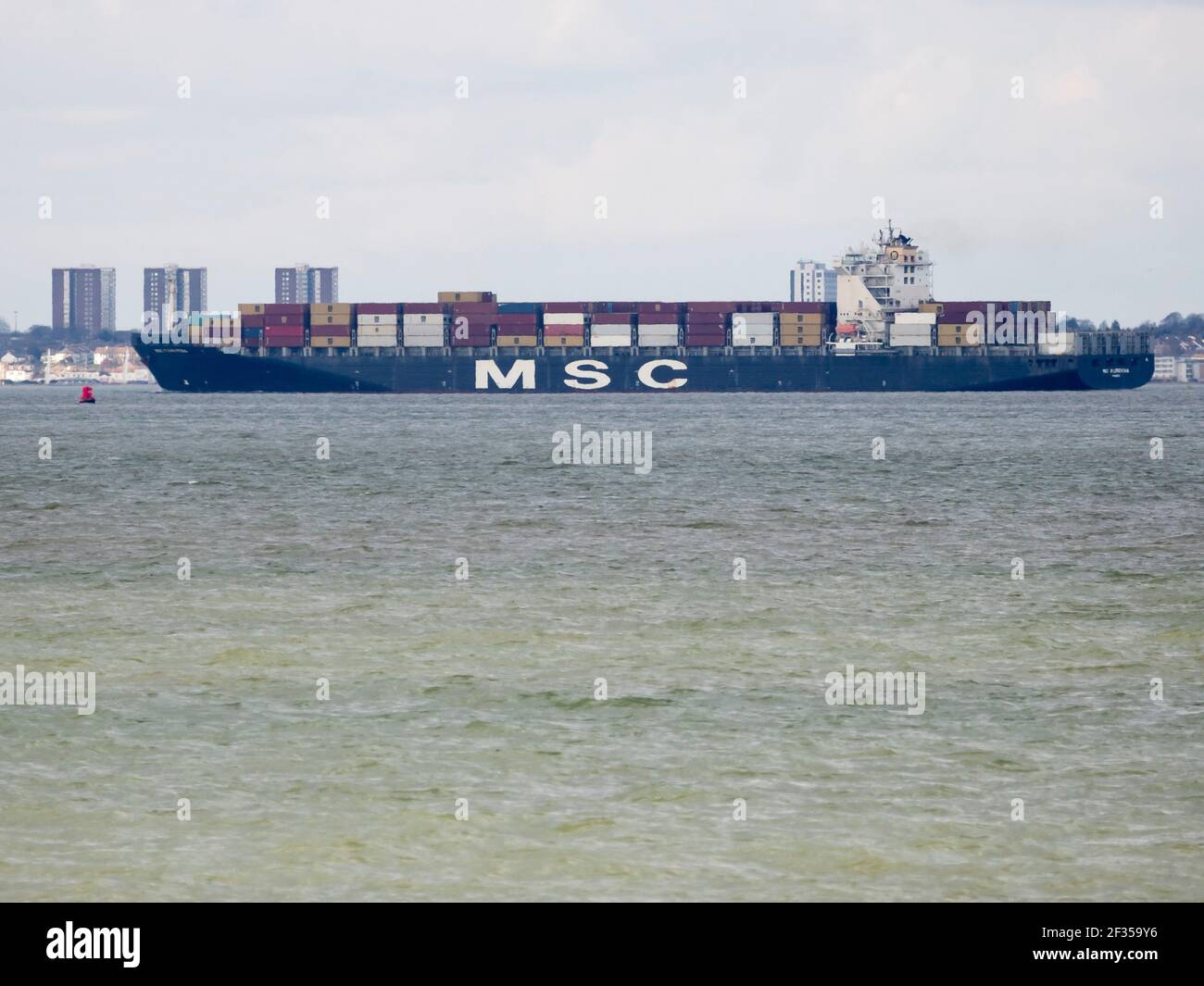 Msc london container ship hi-res stock photography and images - Alamy