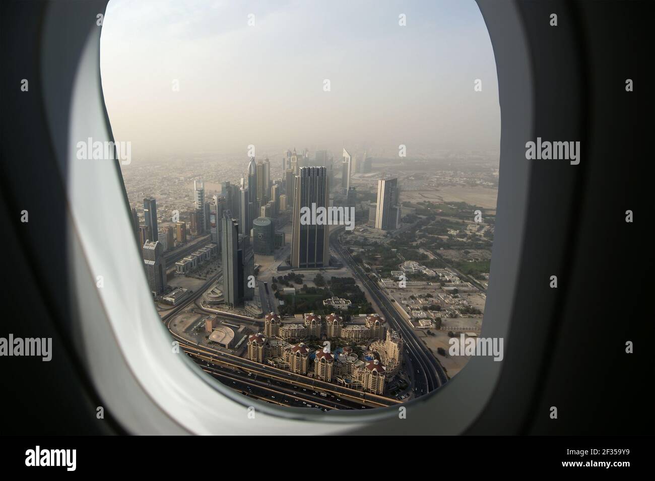 Aerial view. Dubai, United Arab Emirates (UAE Stock Photo - Alamy