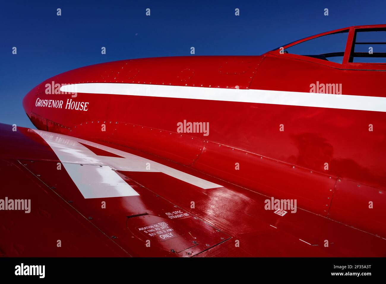 De Havilland DH66 Comet Racer Stock Photo - Alamy