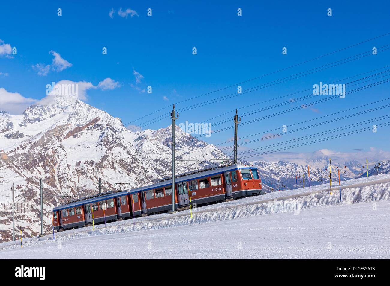 Gornergrat railway train hi-res stock photography and images - Alamy