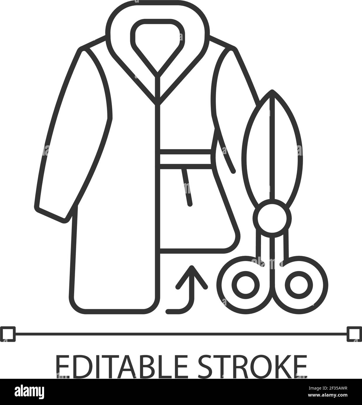 Clothing alterations clothing Stock Vector Images - Alamy