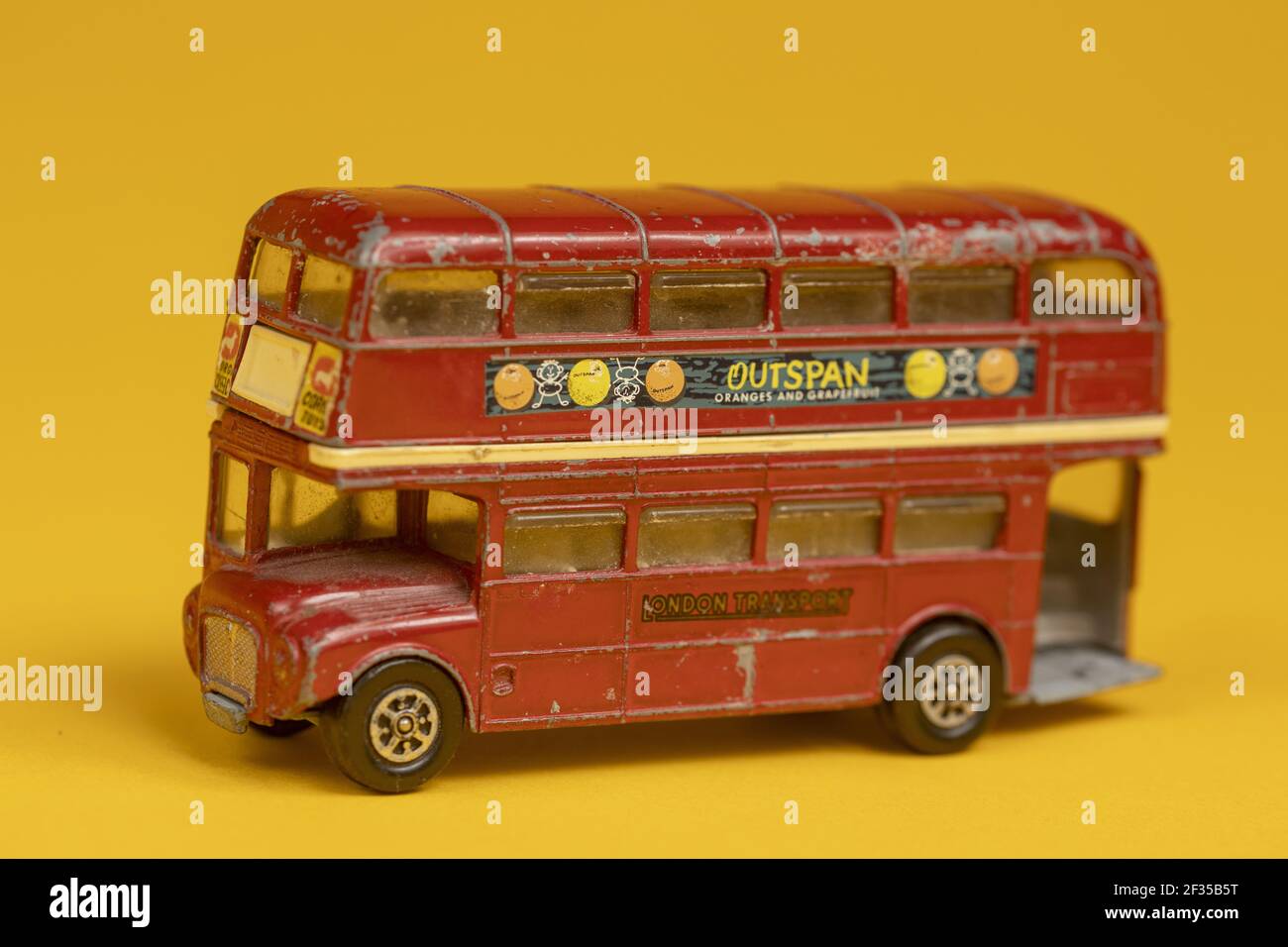 ZUTPHEN, NETHERLANDS - Feb 10, 2021: Closeup of miniature London ...