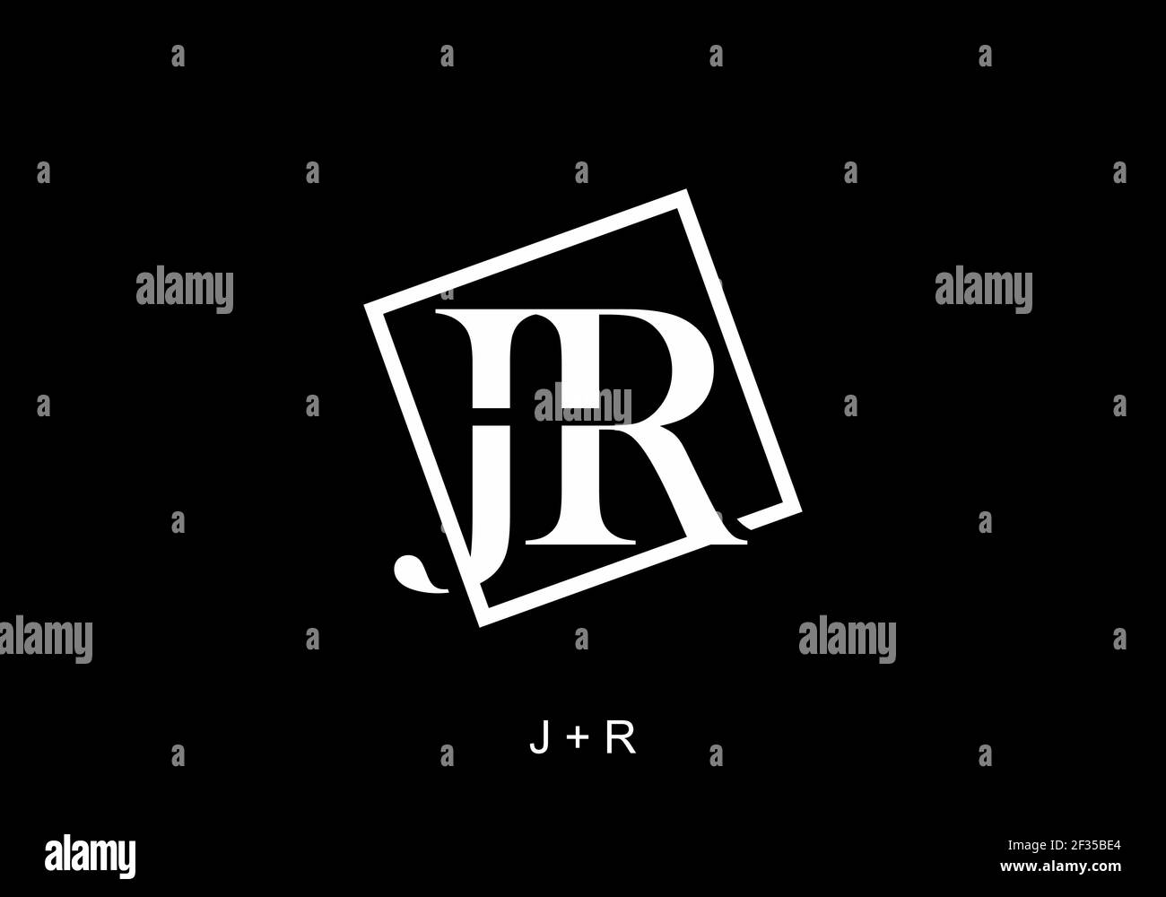 Jr black Stock Vector Images - Alamy