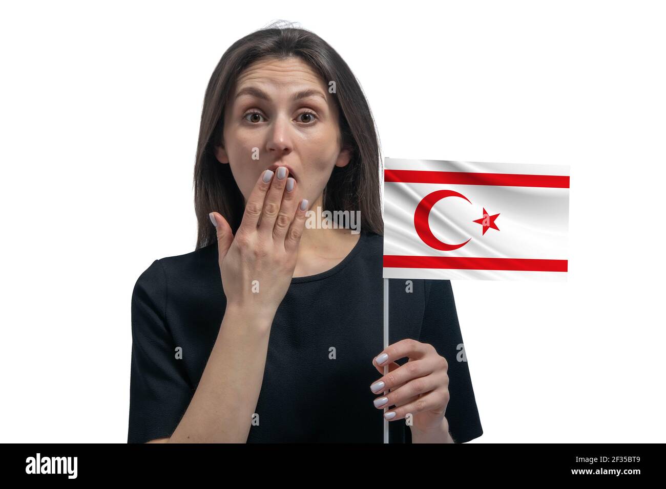 Cyprus girl flag hi-res stock photography and images - Alamy