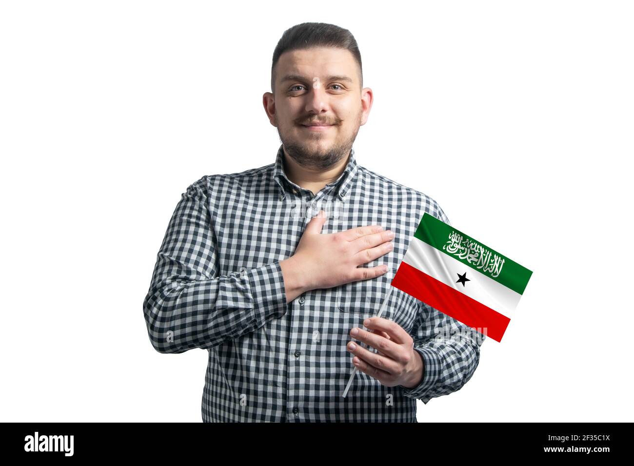 Somaliland Flag Hand