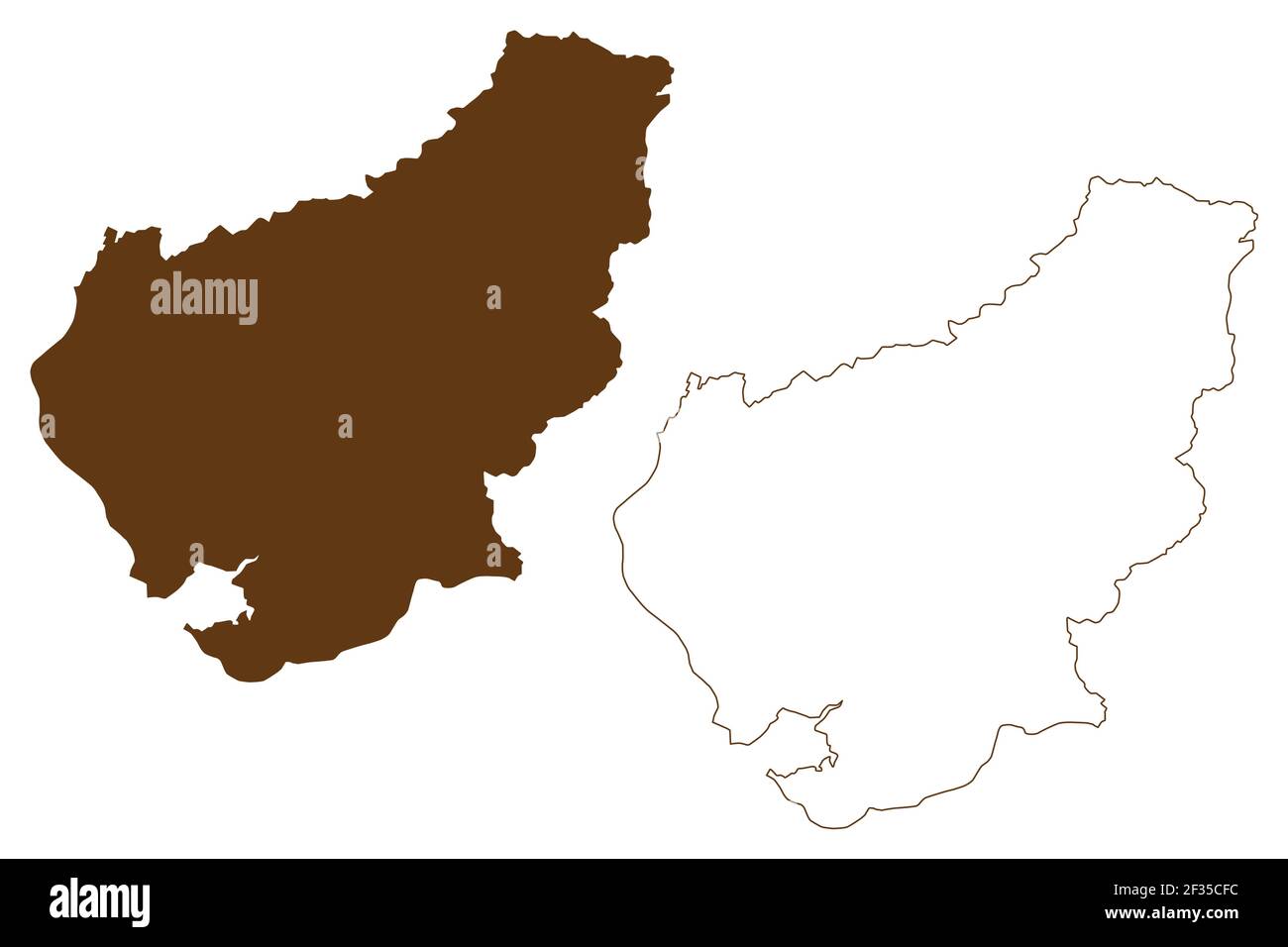 Lorrach district (Federal Republic of Germany, rural district, Baden ...
