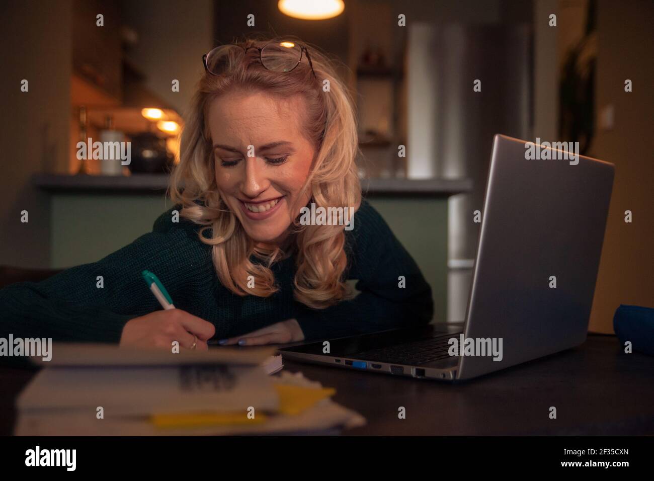 Night writing hi-res stock photography and images - Alamy