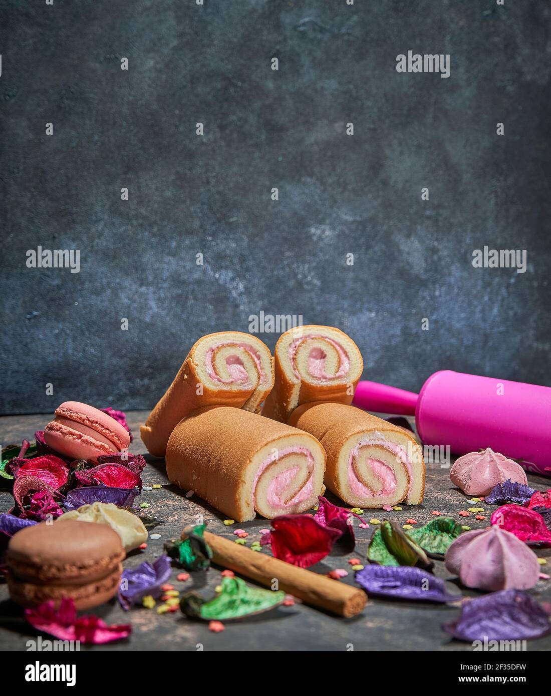 some biscuits ready to eat in celebration day Stock Photo - Alamy