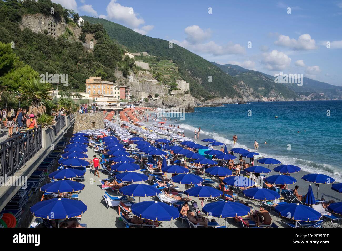 Italy, Liguria: the village of Monterosso al Mare in the Cinque Terre ...