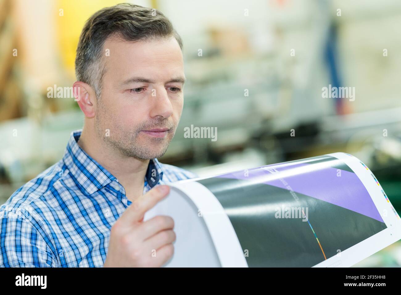 Manual screen printing industry hi-res stock photography and images - Alamy