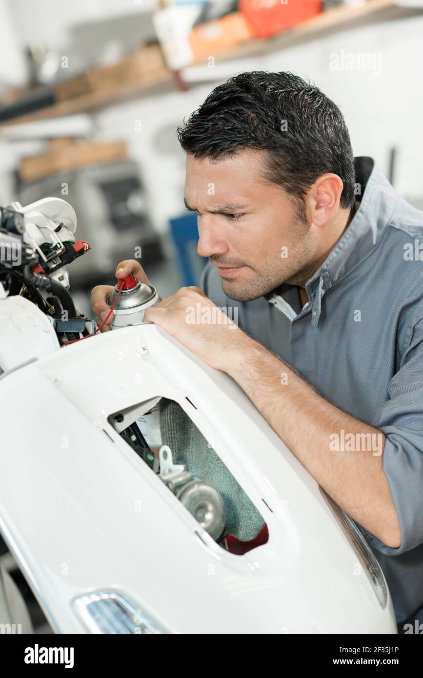 Lubricating human engine hi-res stock photography and images - Alamy