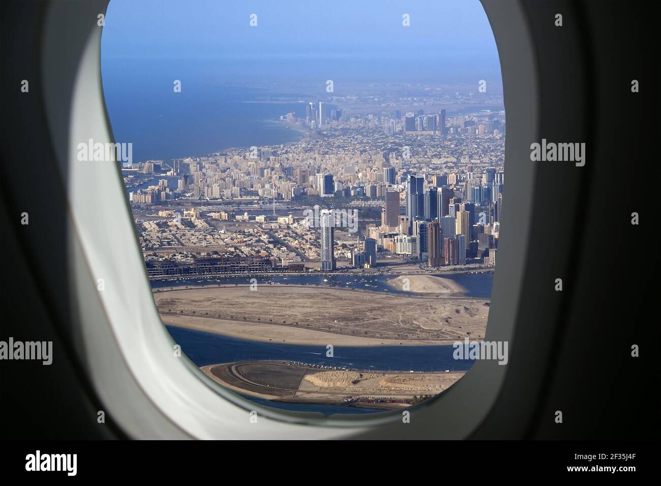 Aerial view. Dubai, United Arab Emirates (UAE Stock Photo - Alamy