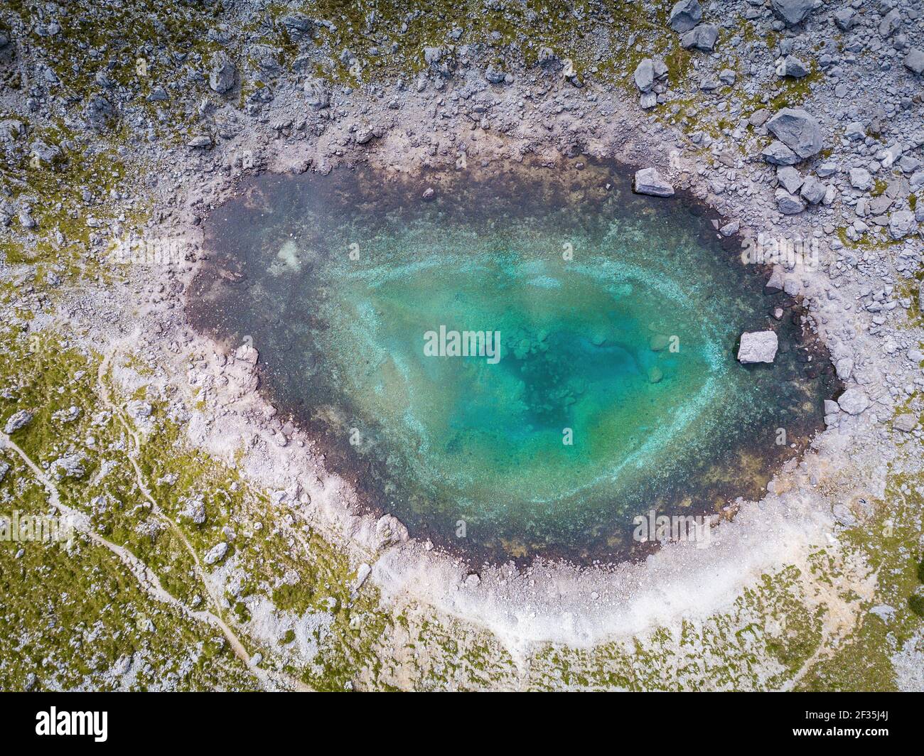 Aerial view boulders in shallow hi-res stock photography and images - Alamy