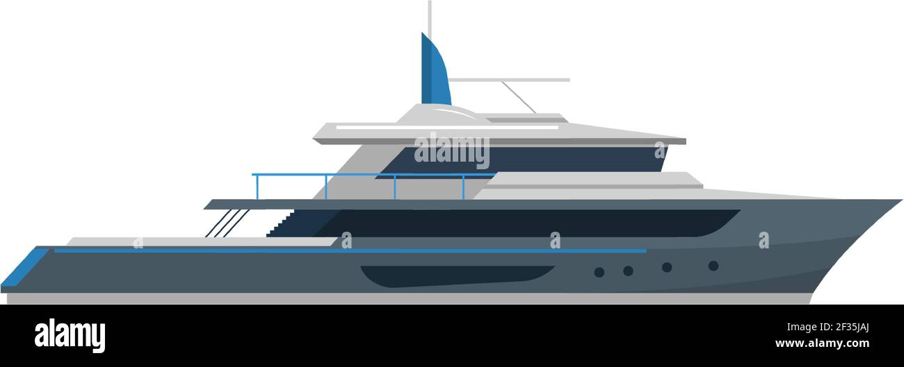 Passenger boat small ship vector isolated icon Stock Vector Image & Art ...