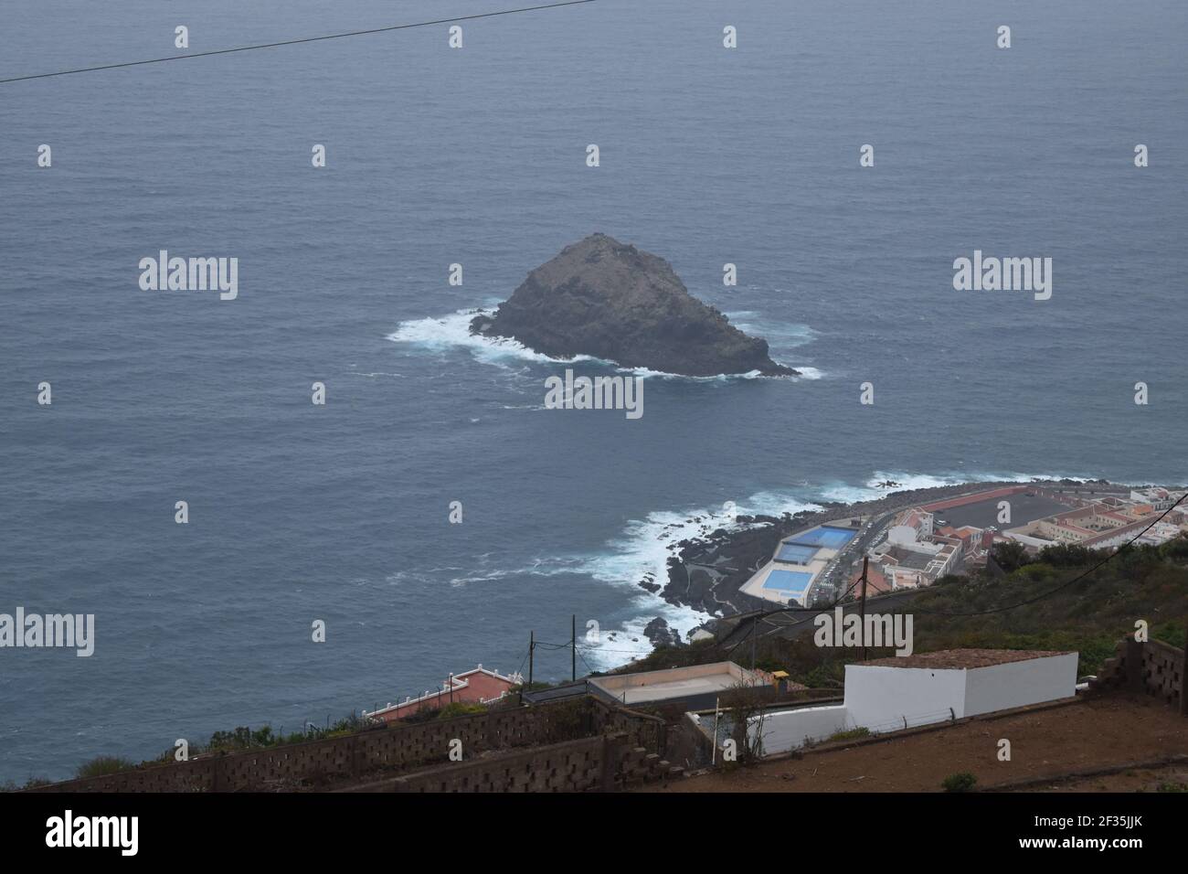 Mini mountain in the Pacific Ocean Stock Photo - Alamy