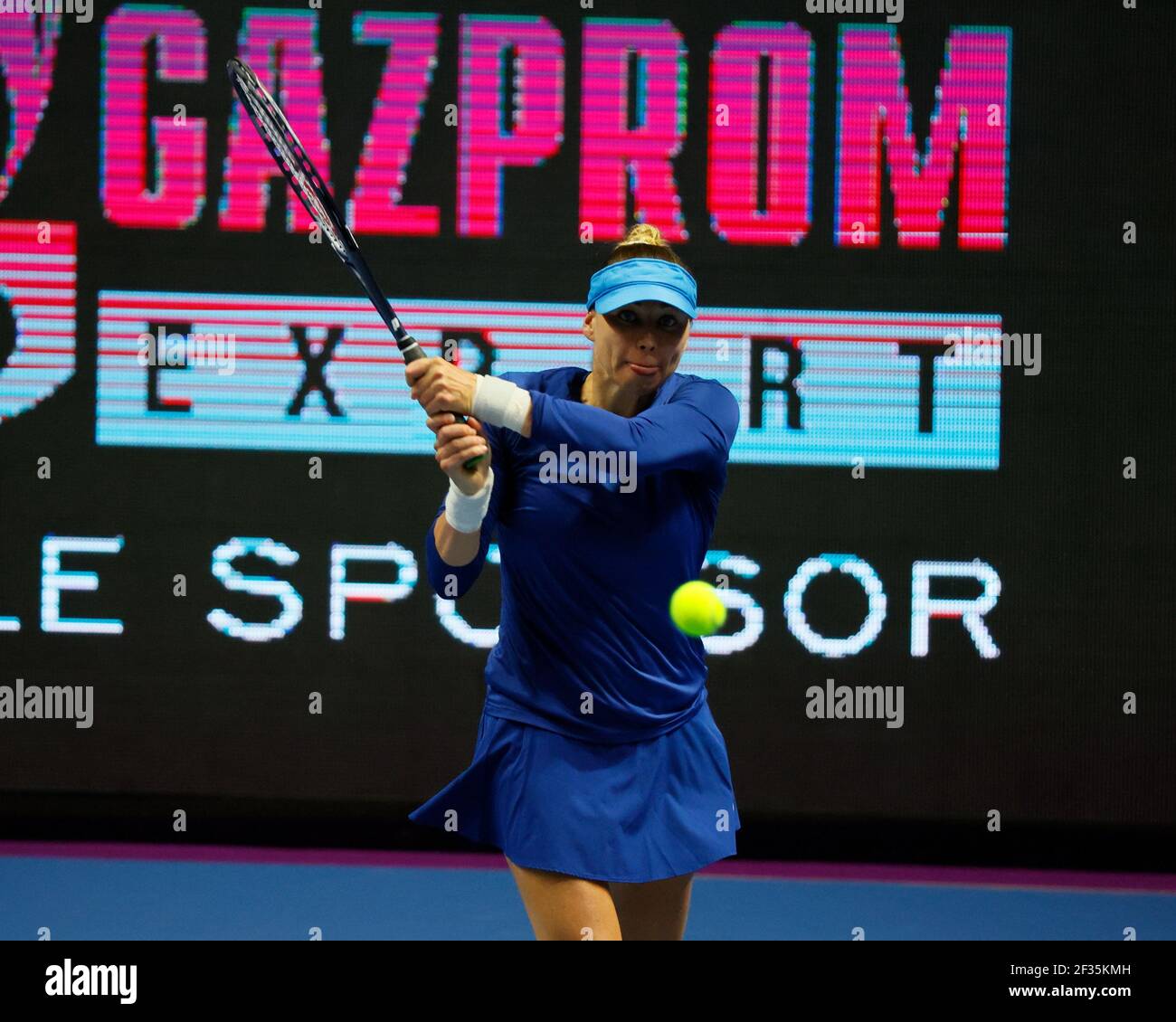 Saint Petersburg, Russia - 15 March 2021: Tennis, Arina Rodionova of ...