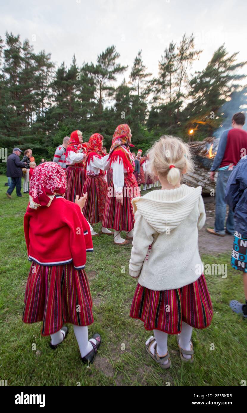 Summer solstice celebration in estonia hi-res stock photography and ...