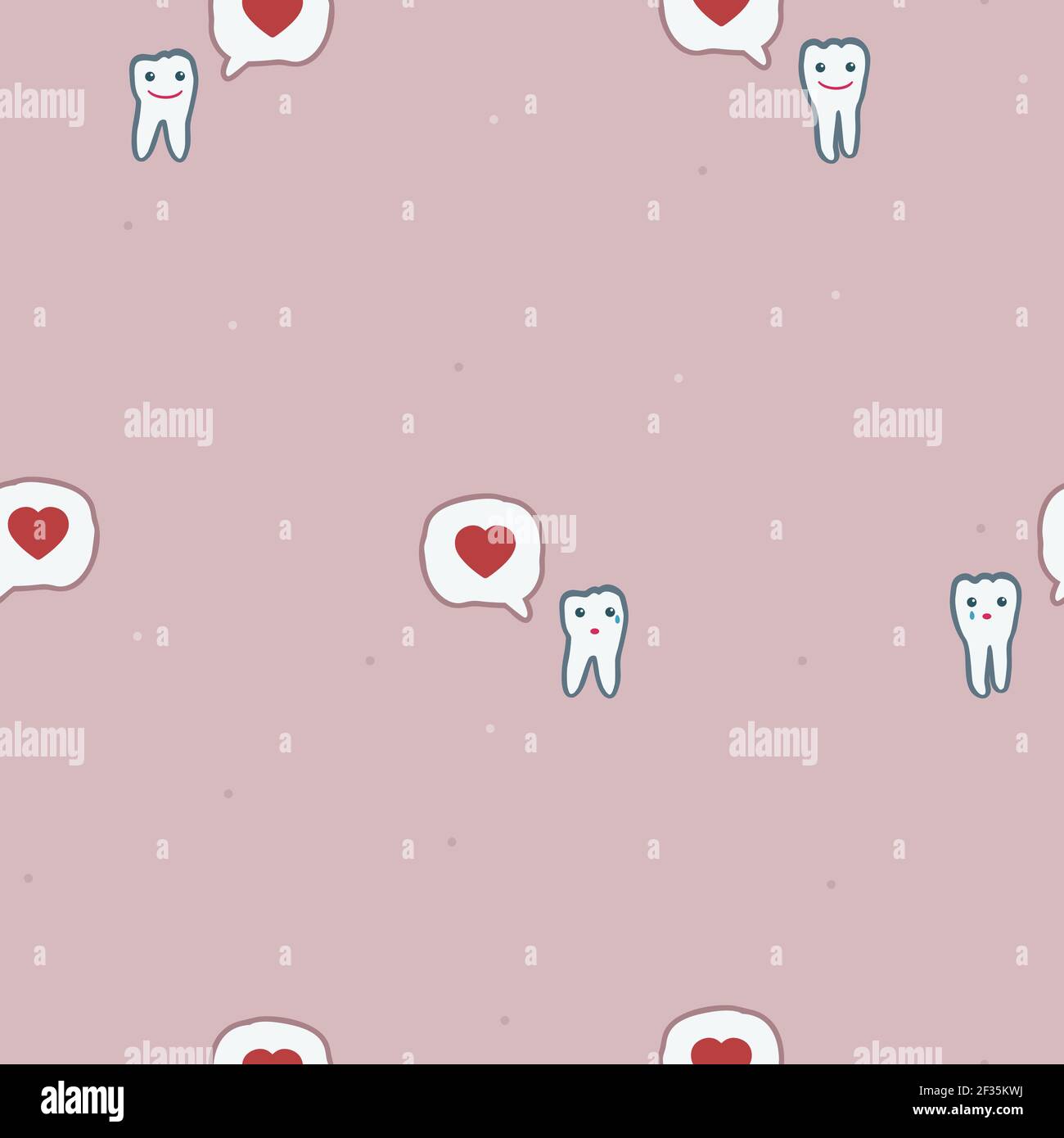 Tooth characters - vector background Stock Vector Image & Art - Alamy
