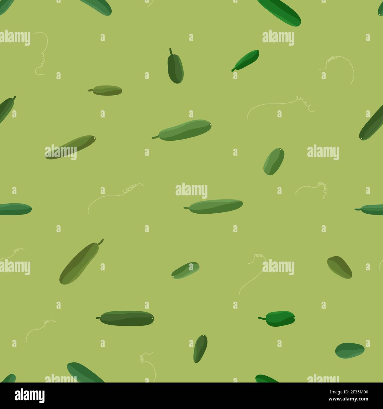 Cucumbers - vector background Stock Vector Image & Art - Alamy