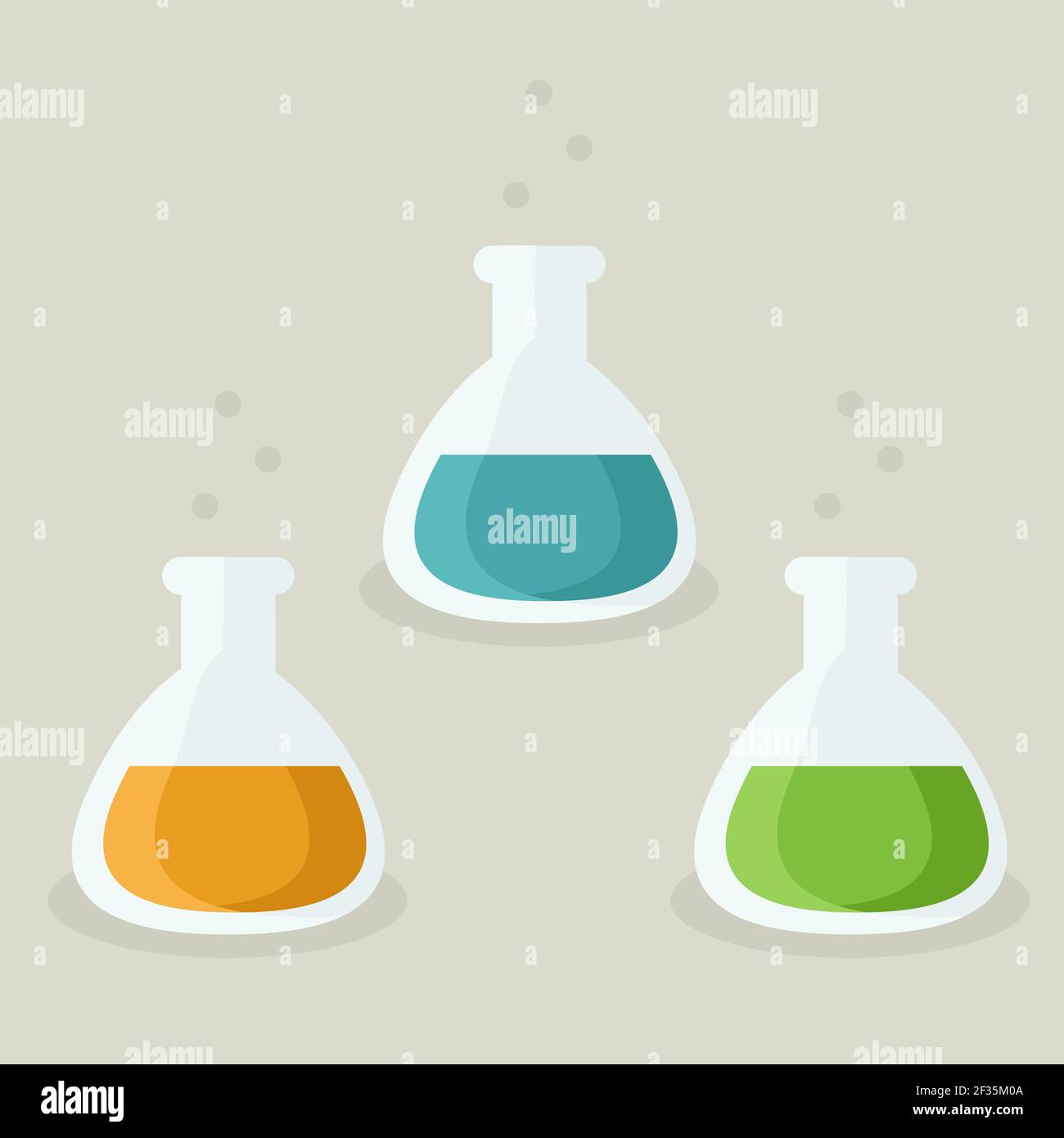 Laboratory glassware - vector illustration Stock Vector Image & Art - Alamy