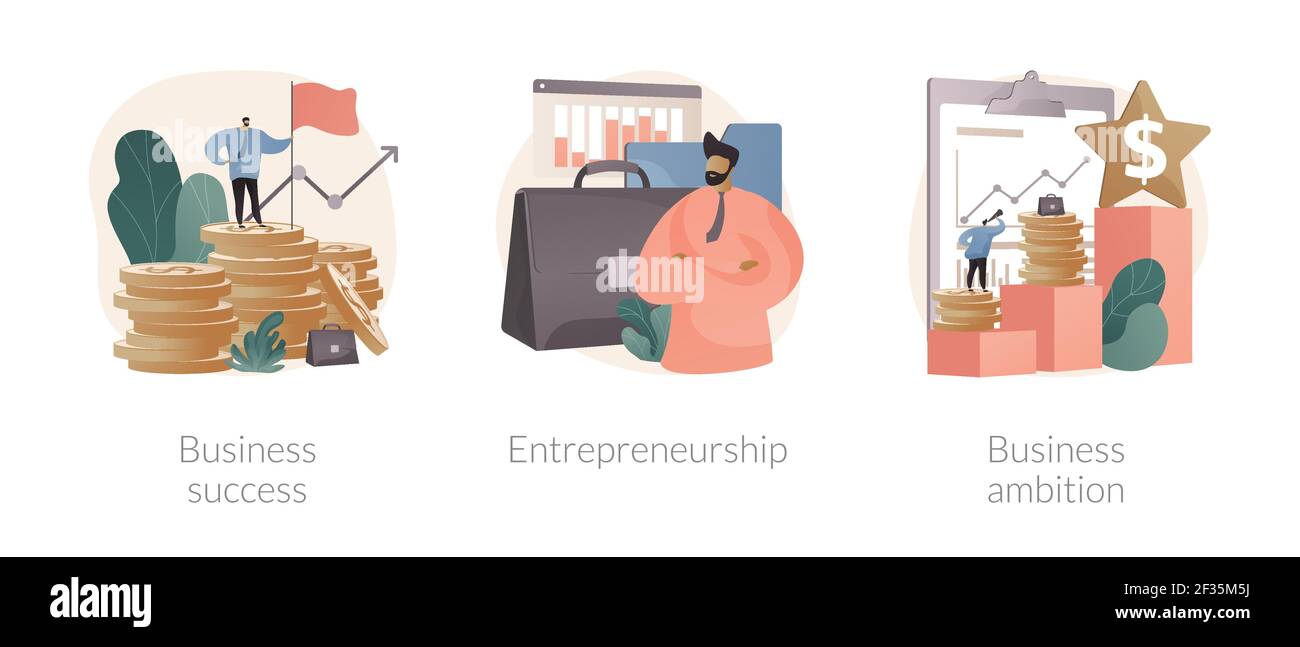 Business success abstract concept vector illustrations Stock Vector ...