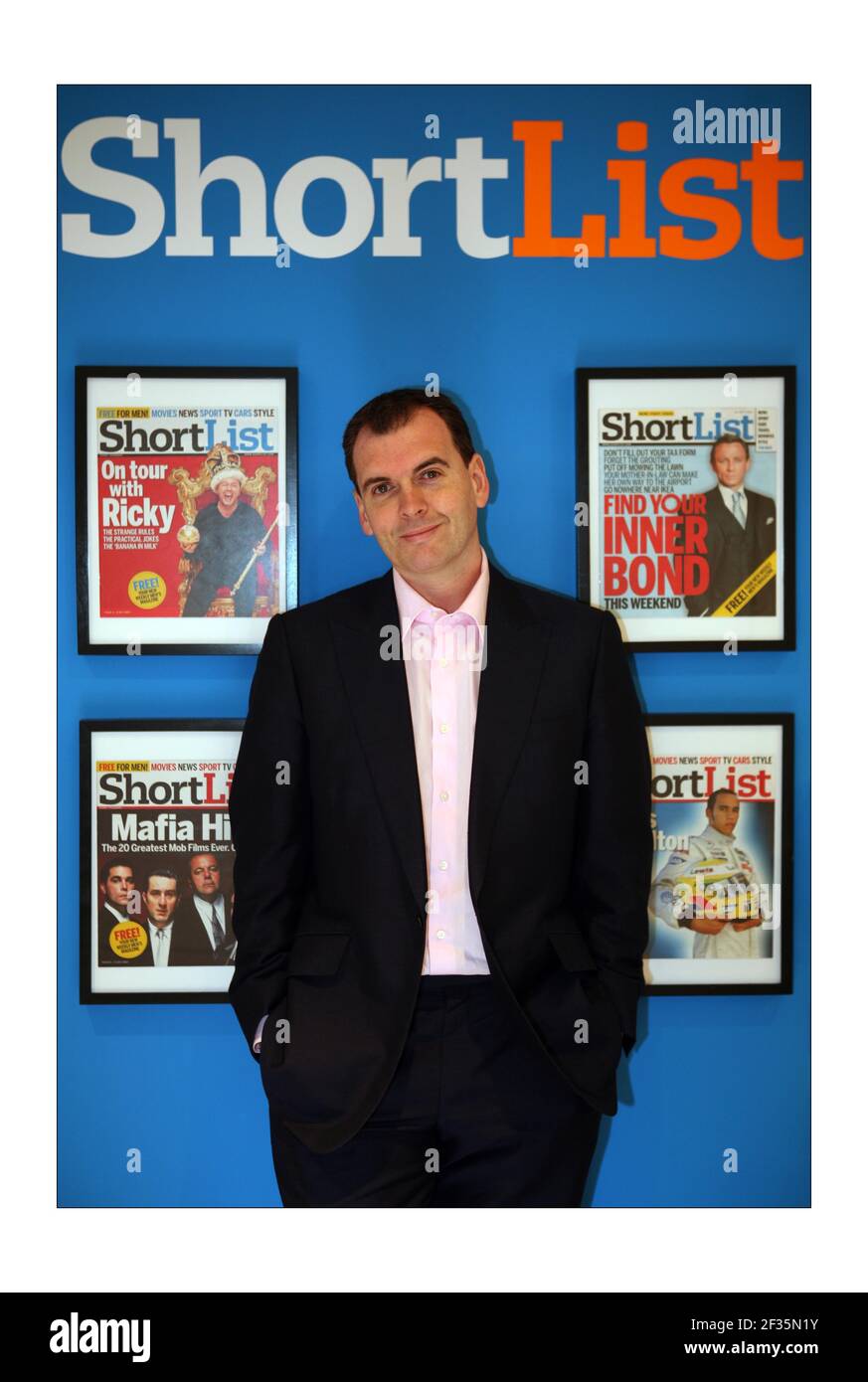 Mike Soutar.... Chief Executive of mens mag 'SHORT LIST' photographs by ...